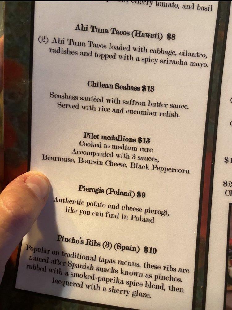 Menu at Jude's pub & bar, Crystal Lake