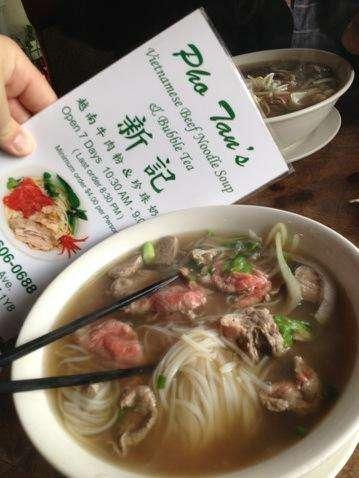 Menu at Pho Tan Vietnamese Restaurant Beef Noodle Soup & Bubble Tea ...