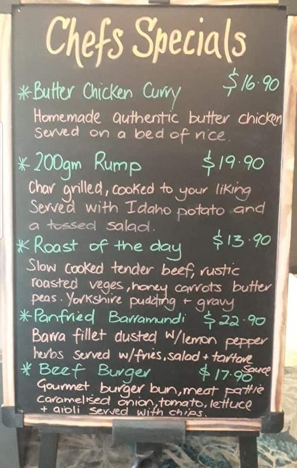 Menu at Windaroo Tavern restaurant, Windaroo, 159-163 Beaudesert ...