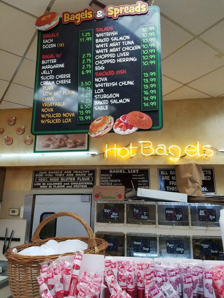 Menu at Bagel Bar East, North Miami