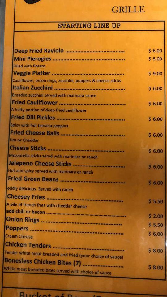 Menu at Central Grille pub & bar, Shadyside