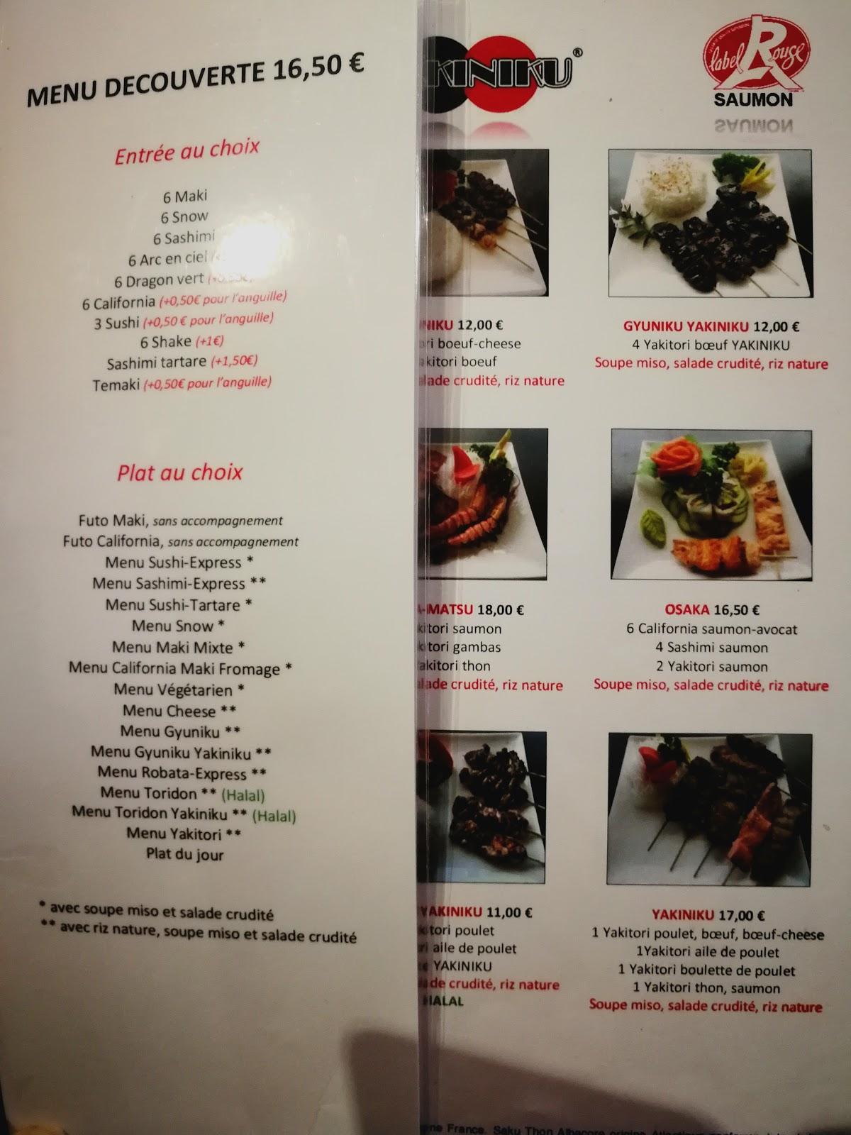 Menu at CHEZ BIBI restaurant, Rungis, 9 Rue de l'Abreuvoir