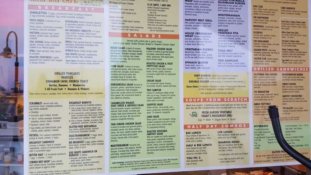 Menu at Half Day Cafe, Rochester Hills