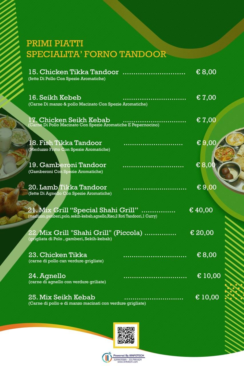 Menu at Ciao ciao pizza - kebab restaurant, Reggio Emilia