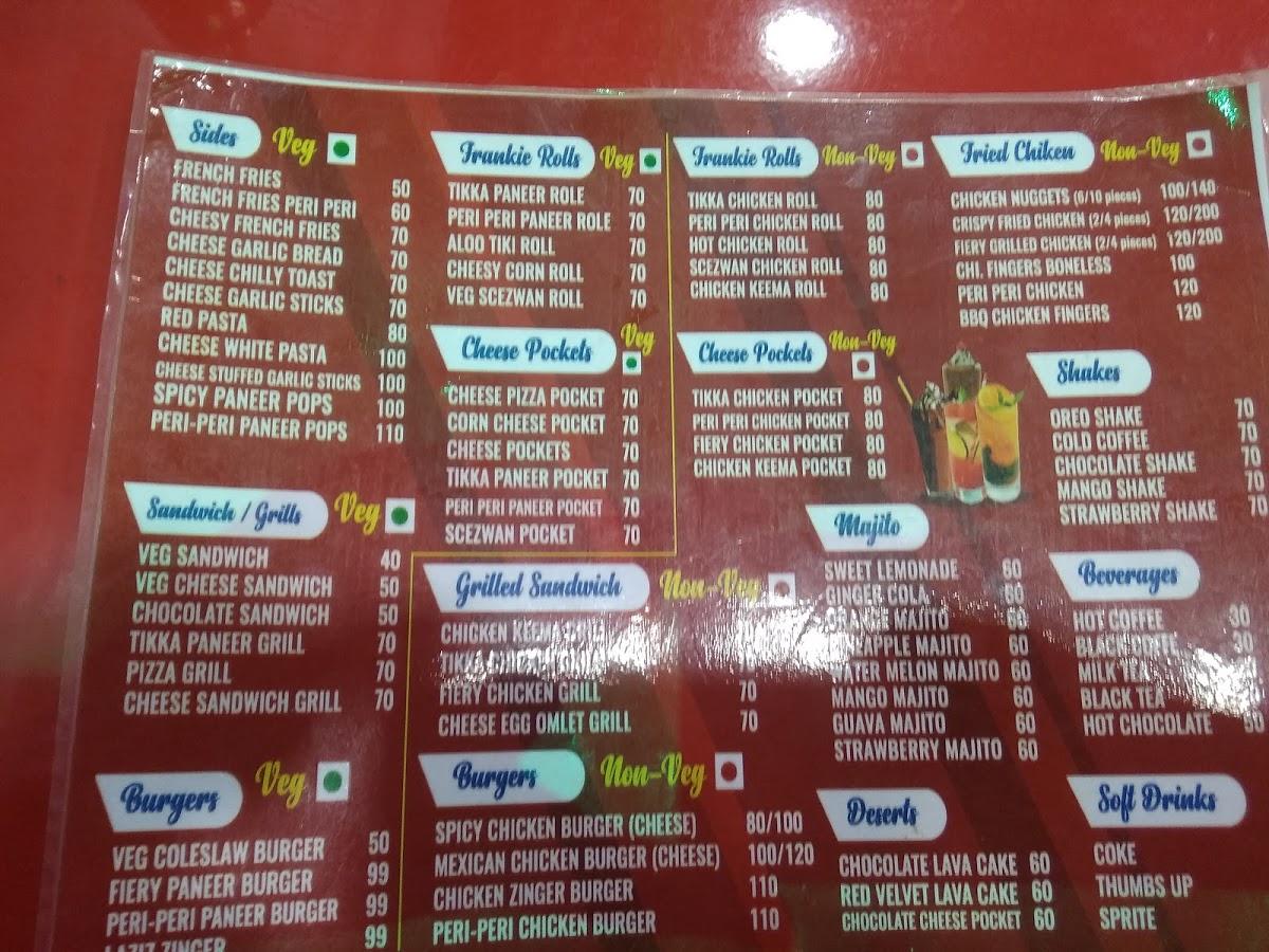 Menu at Barcode Cafe, Barpeta Road