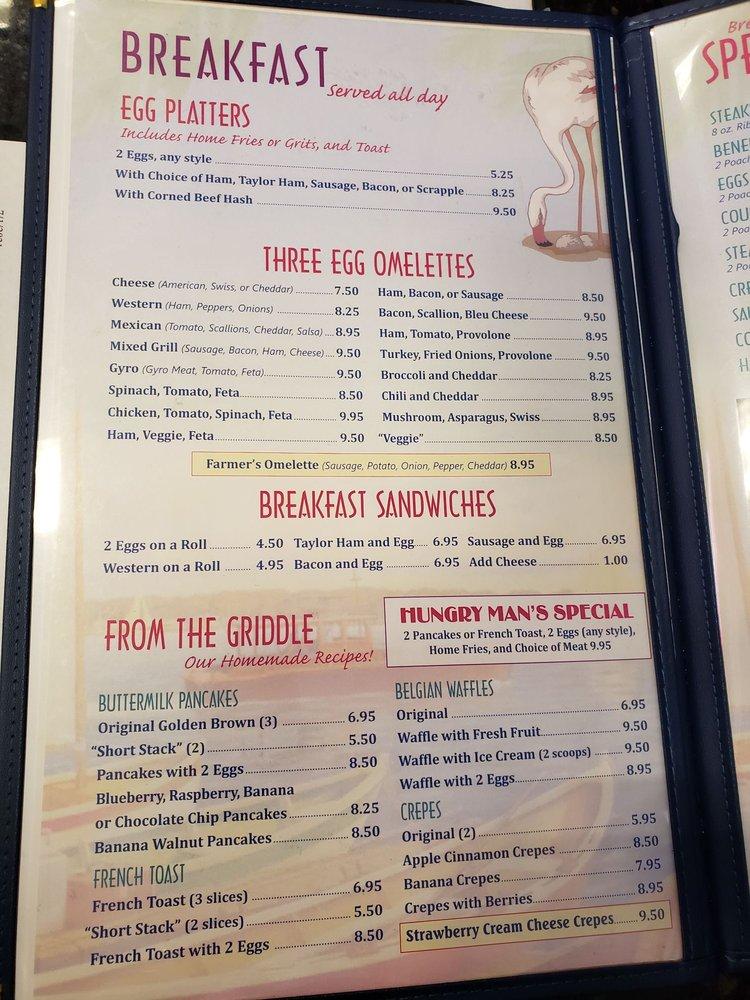 Menu at Key West Diner restaurant, Stuart, NW Federal Hwy