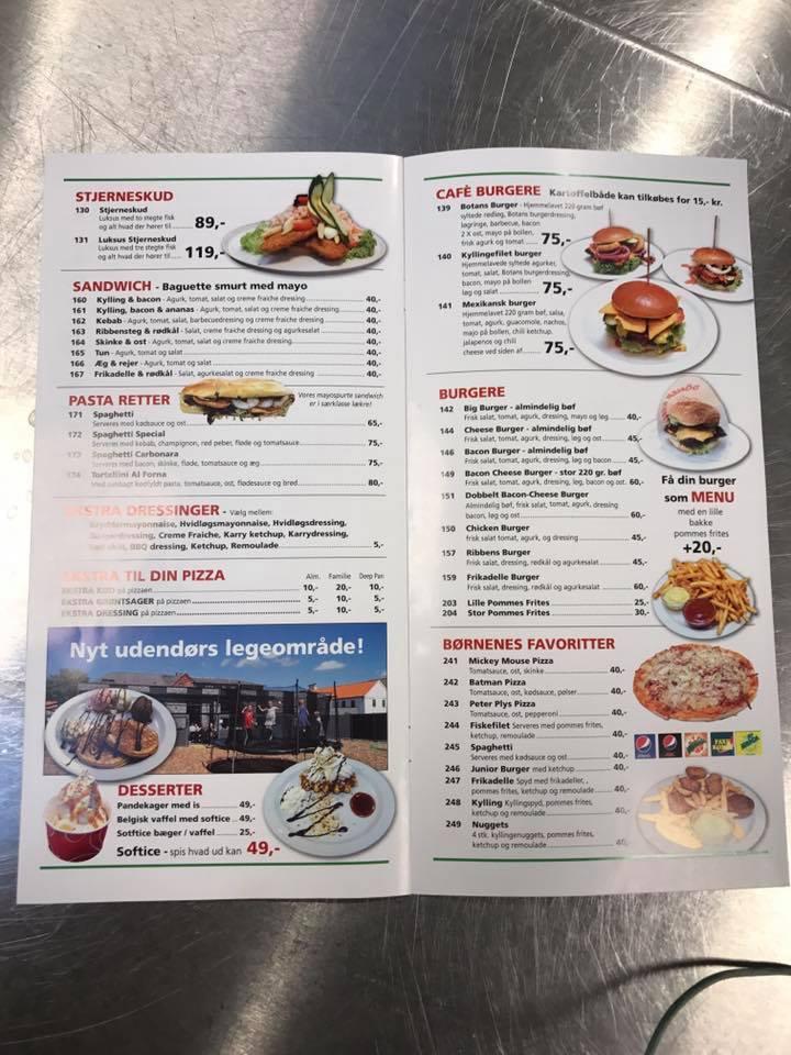 Menu at Botan Restaurant, Dronninglund