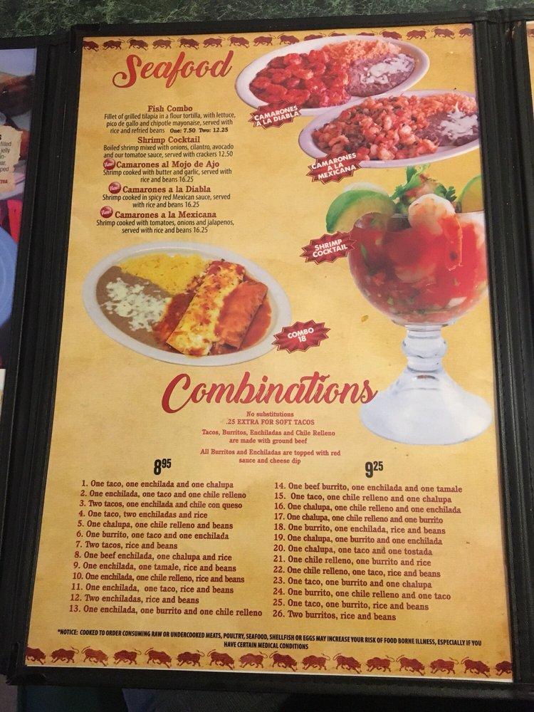 Menu at Los Bravos Mexican Restaurant, Conyers, Salem Rd SE #2097