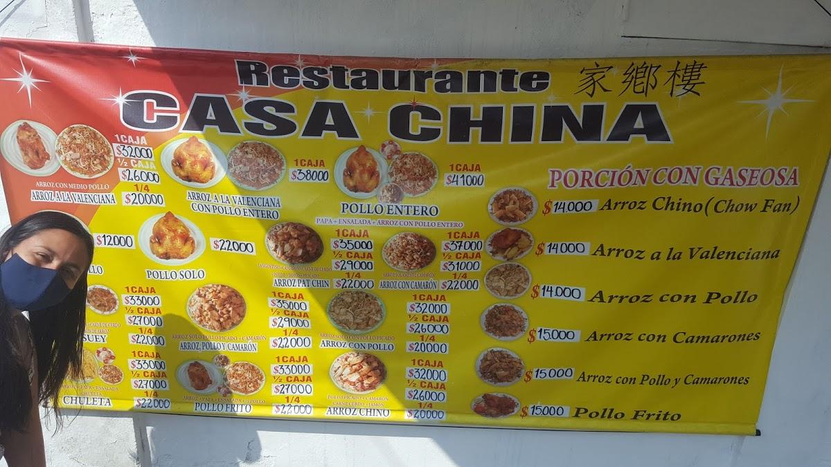 Menu at Restaurante Nueva Casa China, Manizales