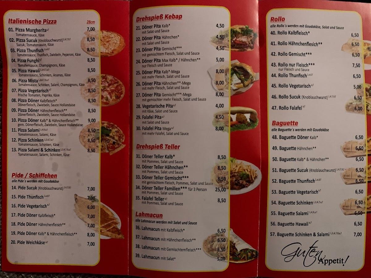 Speisekarte von Lune Döner restaurant, Beverstedt