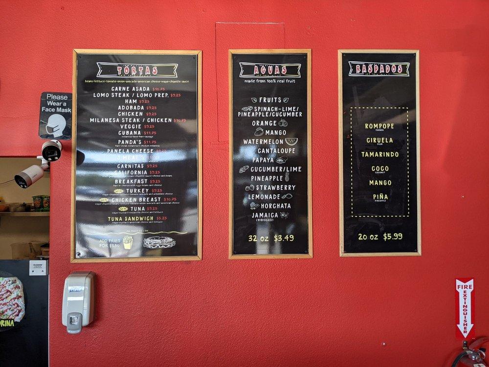 Menu at Frutas Locas Pandas pub & bar, El Cajon