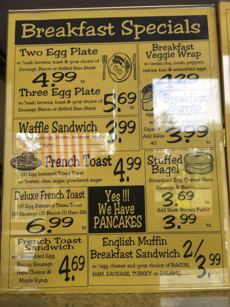 Menu at Quik Stop Deli restaurant, North Smithfield