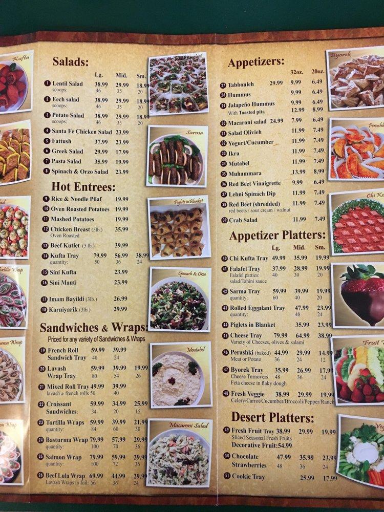 Menu at Glendale Market fast food, Glendale