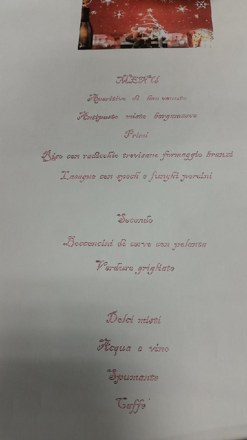 Menu da BAR SPRITZ di Fabiana, Dalmine