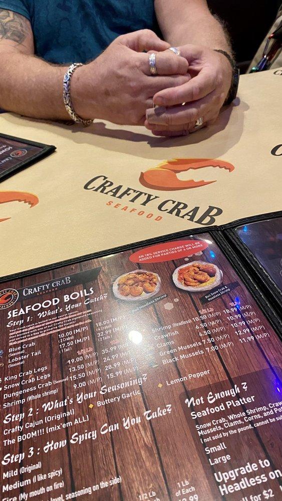 Menu at Crafty Crab restaurant, Fort Lauderdale, 2861 N Federal Hwy