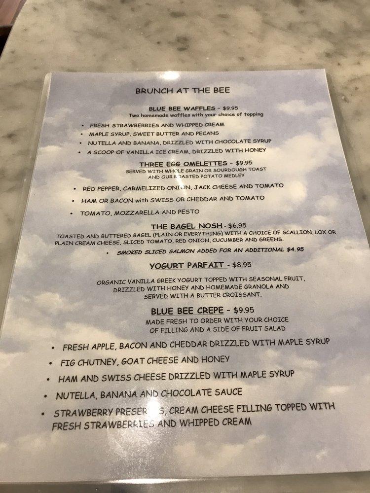 Menu at Blue Bee Cafe, Delhi