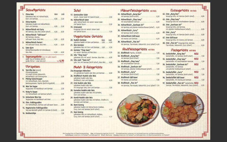 Speisekarte von China Town Express restaurant, Leverkusen