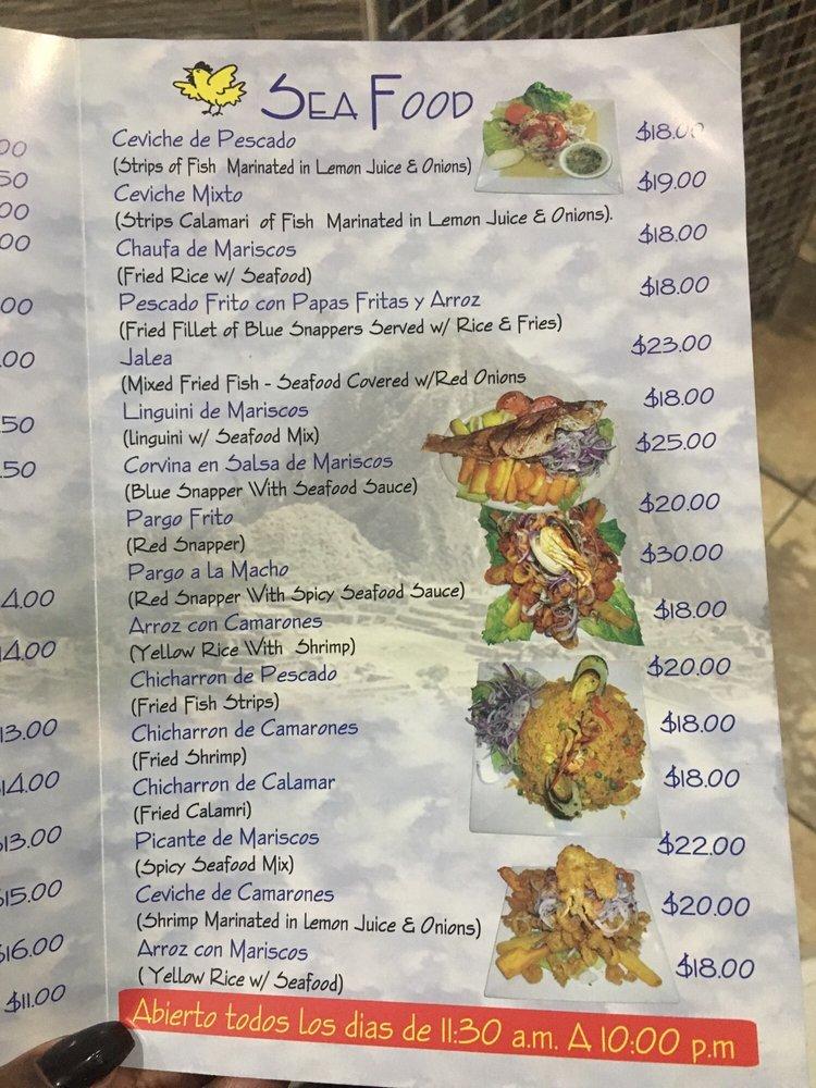Menu at Millennium Chicken restaurant, Valley Stream, 265 W Merrick Rd