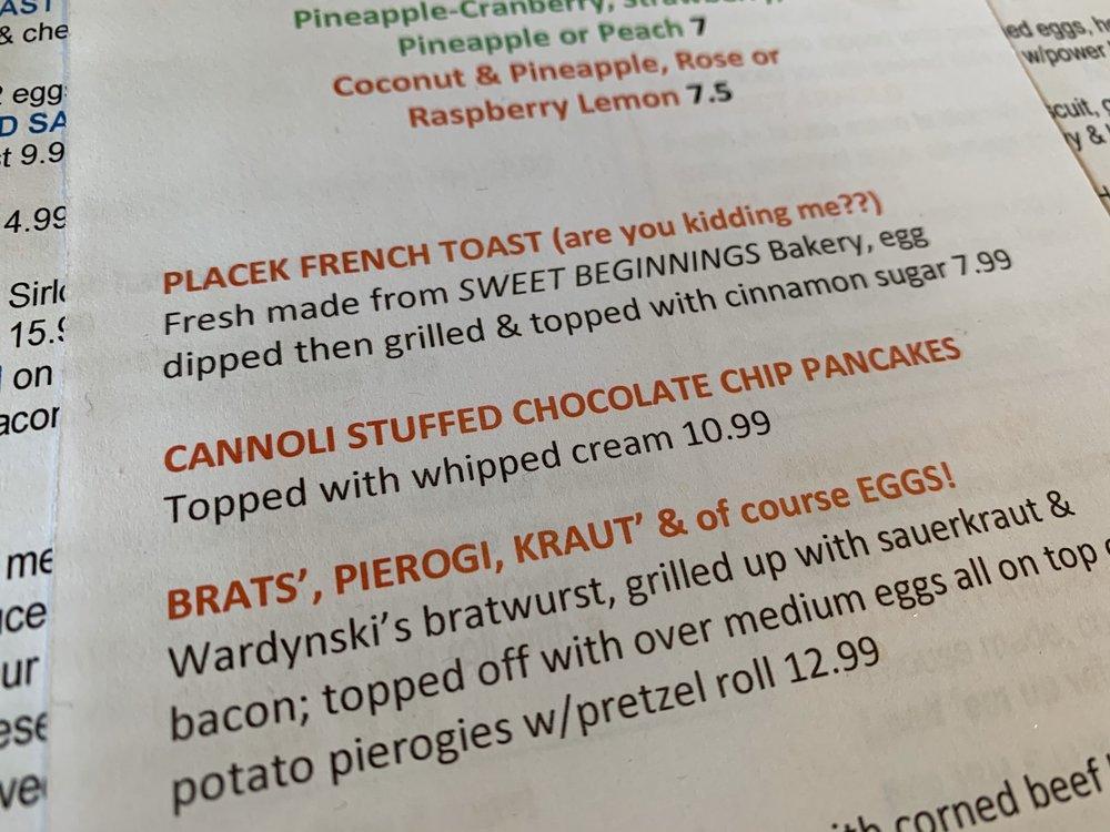 Menu at The Howling Rooster Restaurant & Bar, Buffalo, 529 Englewood Ave