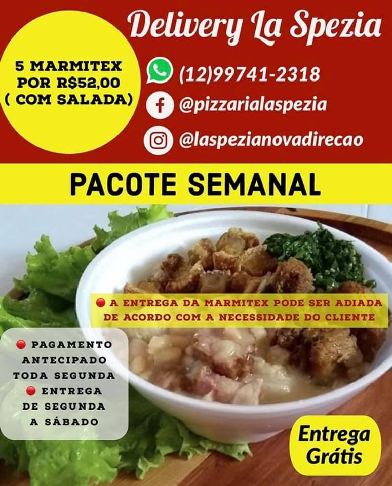 Menu at La Spezia Restaurante & Pizzaria, Cachoeira Paulista