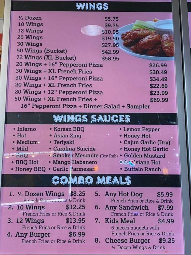 Menu at Long Wong's Dobson restaurant, Mesa, Parking