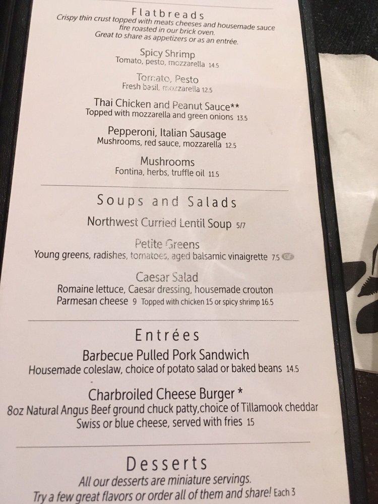 Menu at Safari Room Fresh Grill and Bar, Spokane
