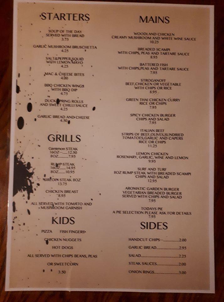 Menu at Red Bull, Church Lawton pub & bar, Stoke-on-Trent, Congleton Rd S
