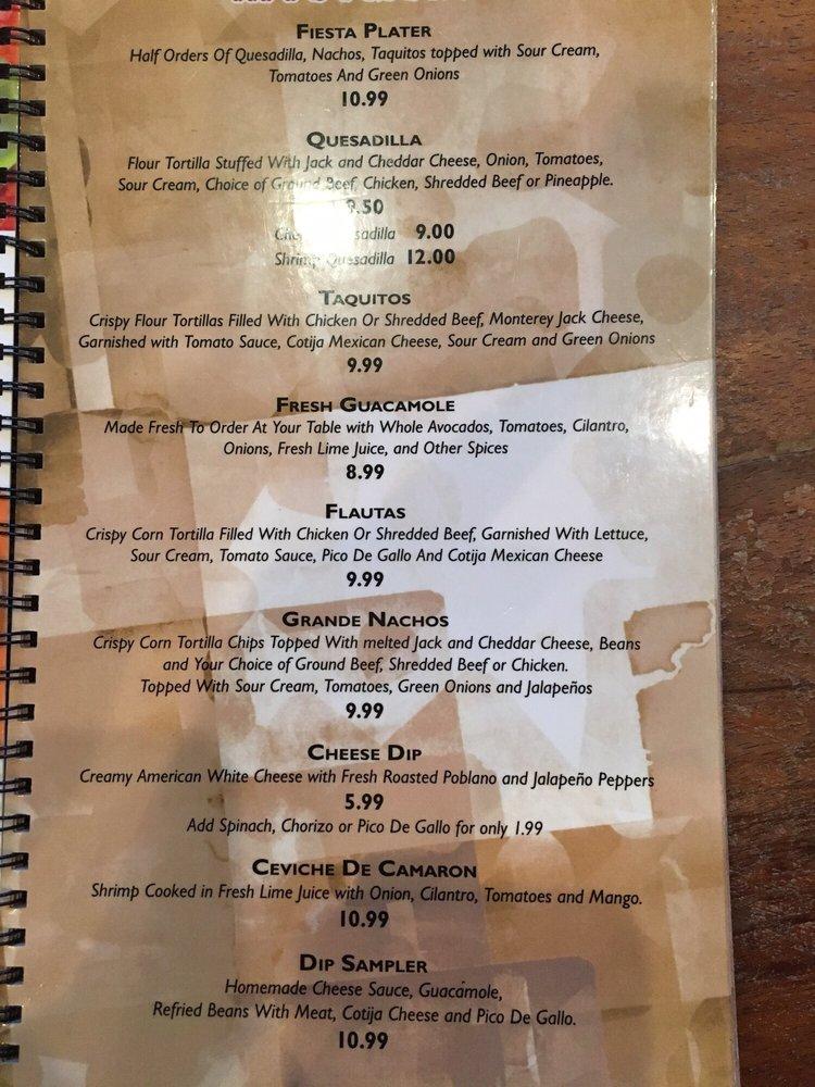 Carta del restaurante Casa Tequila, Boca Raton, Glades Rd #4006