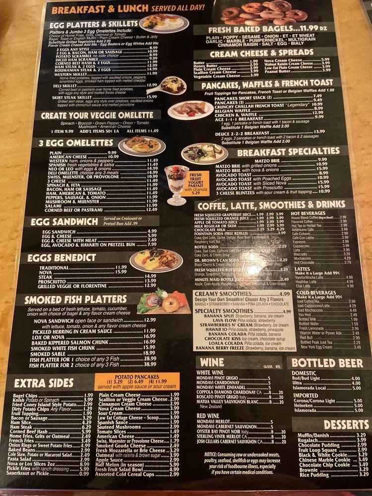 Menu at Tower Deli and Diner restaurant, Davie, S University Dr