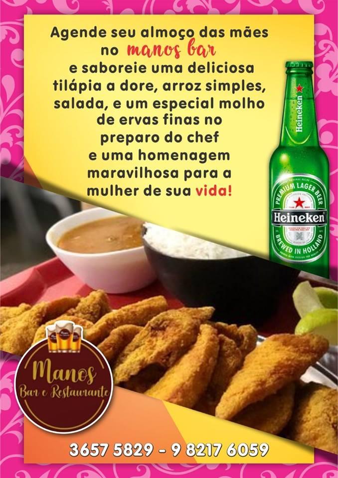 Menu at Manos Bar e Restaurante, Belo Horizonte