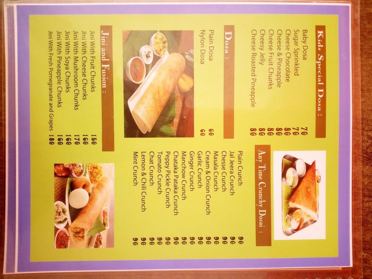 Menu at Sai South Indian, Ahmedabad, Milan Park Society