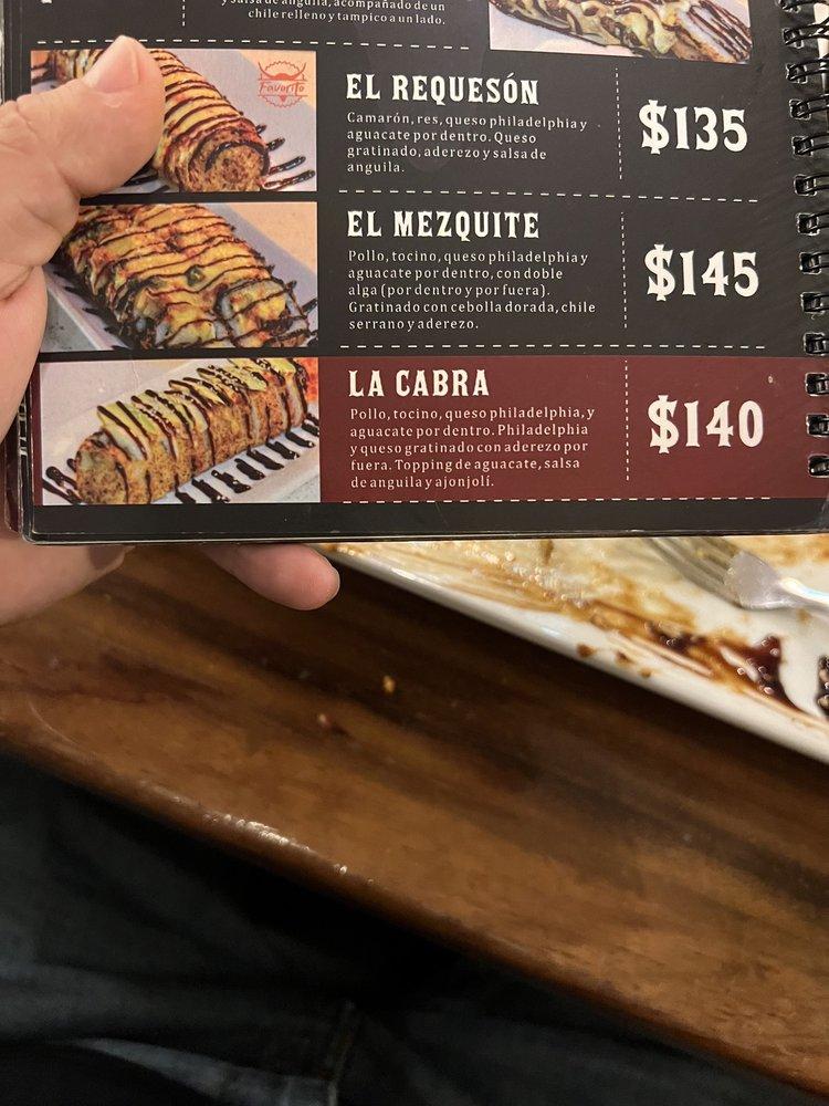 Carta del restaurante Ranch Roll Sushi Tres Rios, Culiacán Rosales