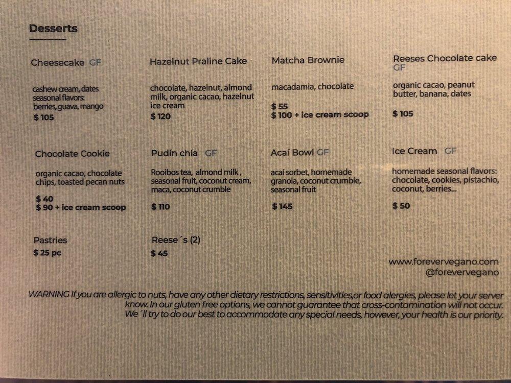 Menu at Forever pub & bar, Ciudad López Mateos, Guanajuato 54