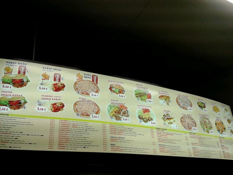 Menu da ISTANBUL ROYAL PIZZERIA E KEBAP ARESE, Arese