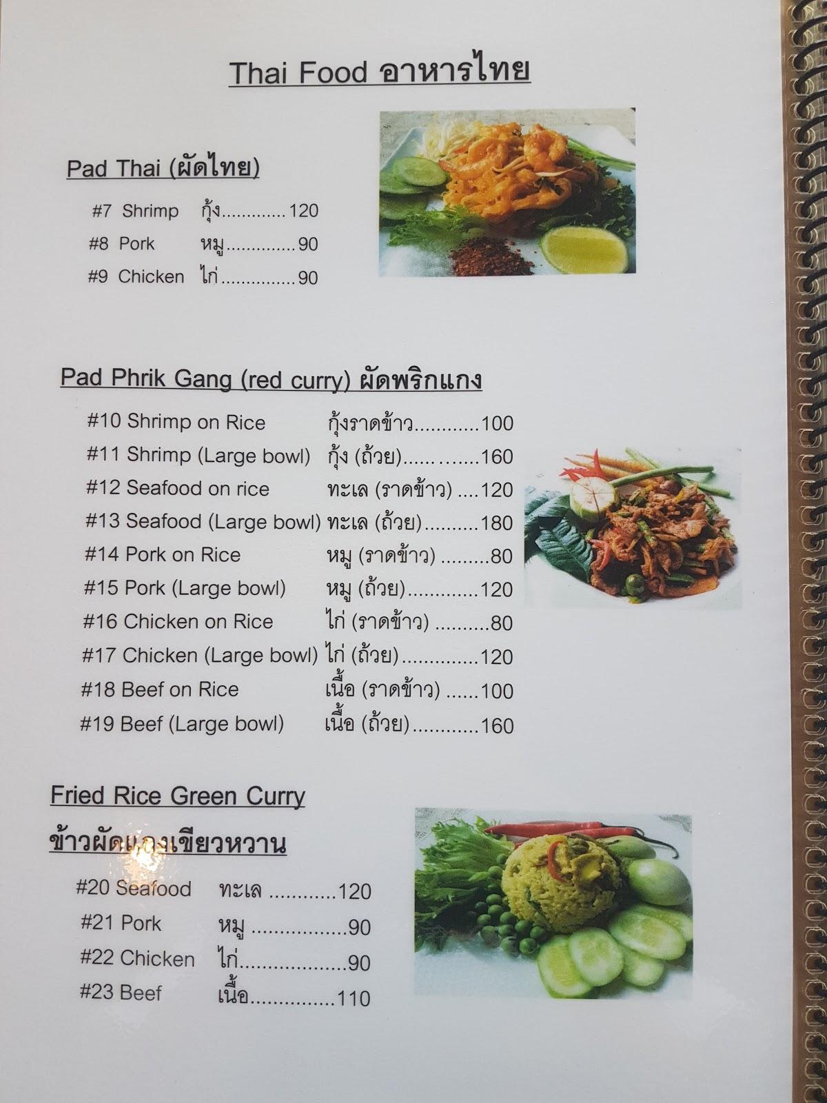 Menu at Country & Western Kitchen restaurant, Chiang Mai