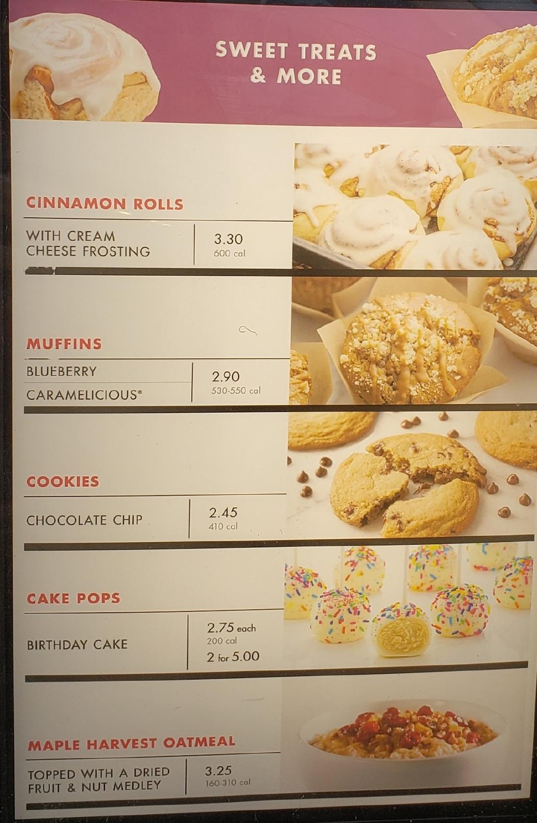 Menu at Scooter's Coffee, Smithfield