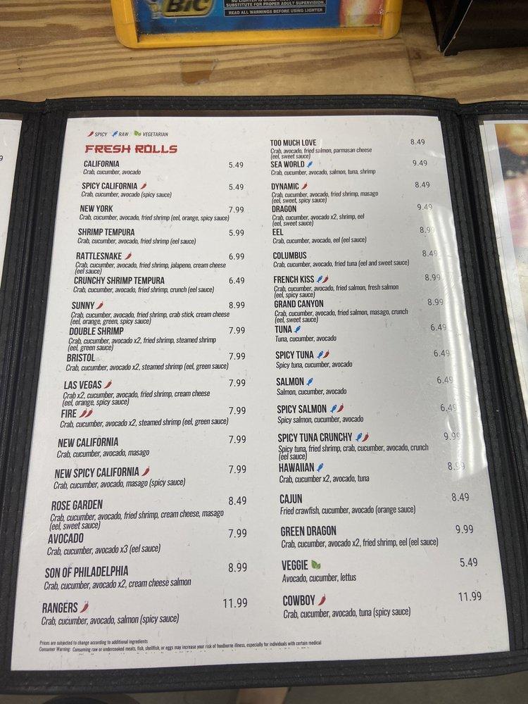 Menu at Bristol General Store restaurant, Ennis
