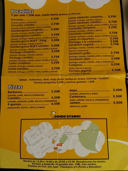 Carta de Comilón, Mairena del Aljarafe, Carretera de San Juan a ...