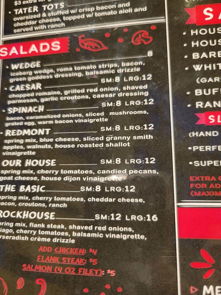 Menu at Slice Pizza and Brew pub & bar, Montevallo