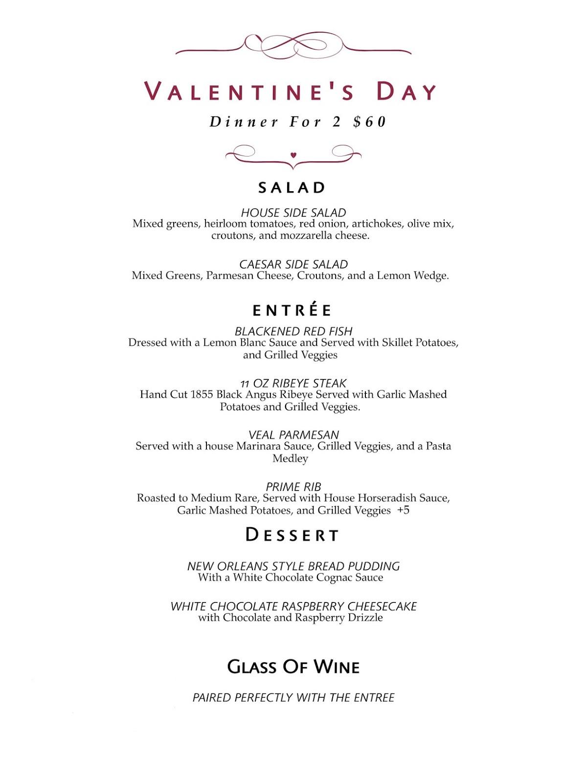 Menu at The Palate Bar & Eatery, Baton Rouge