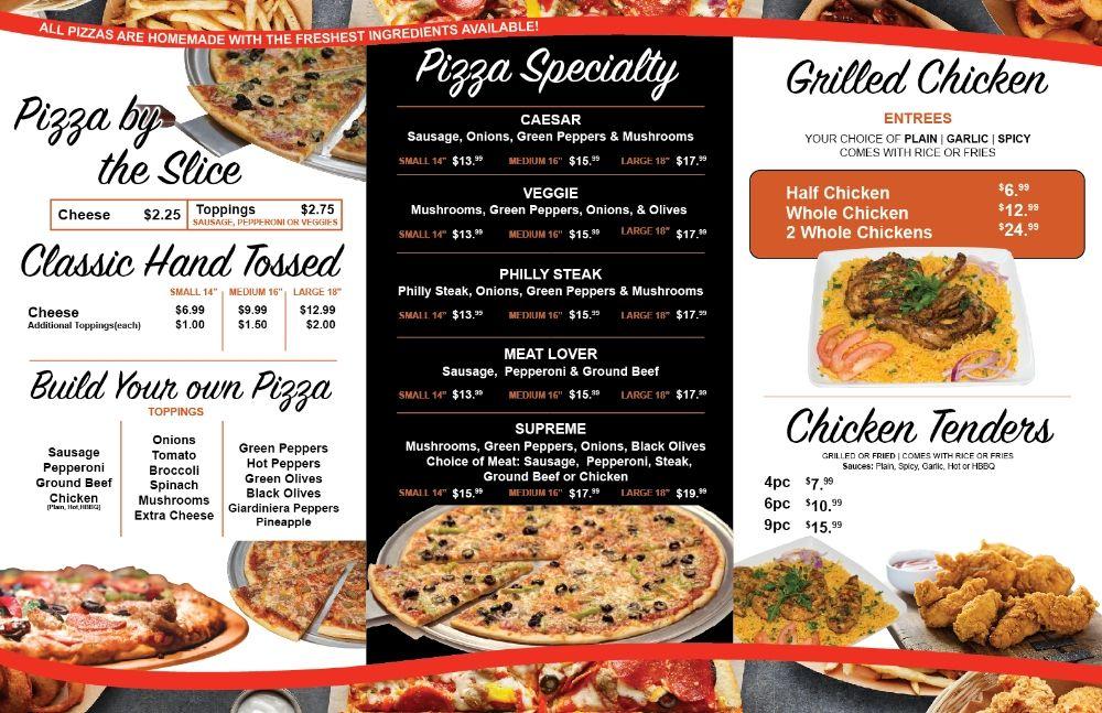 Menu at HALAL INN (Pizza, Wings & Grilled Chicken) pizzeria, Chicago