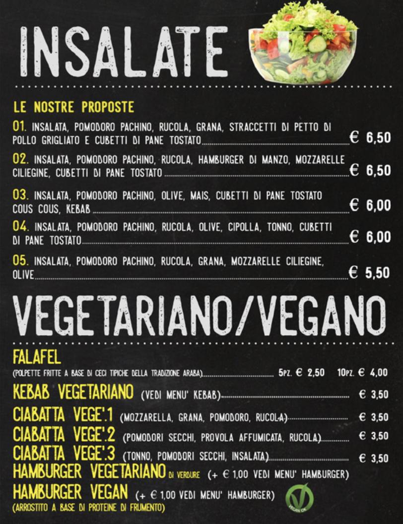 Menu da L’Ottava Meraviglia ristorante, Torremaggiore