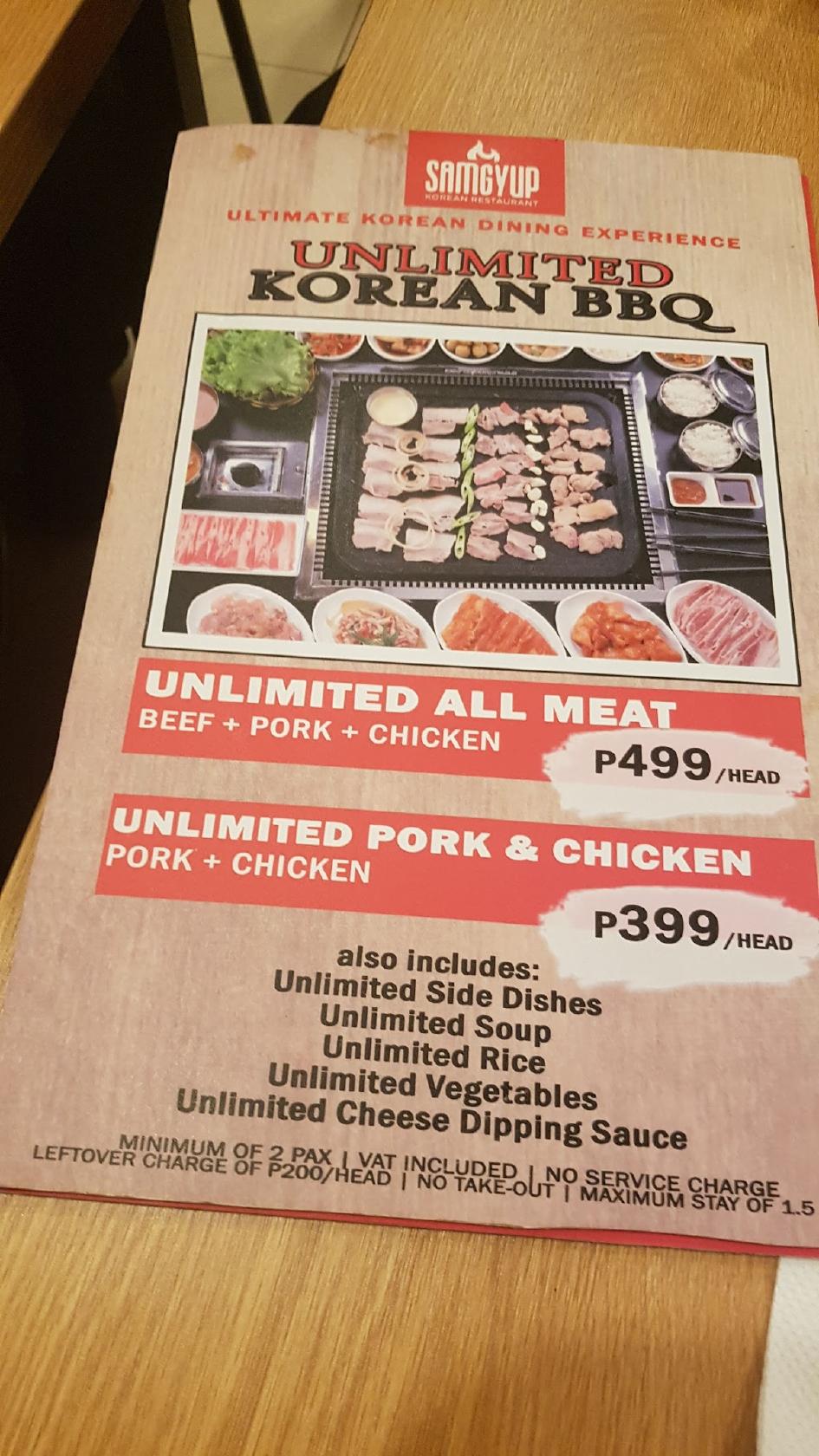 Samgyup Korean Restaurant, Calamba, 2/F Carolina Mall
