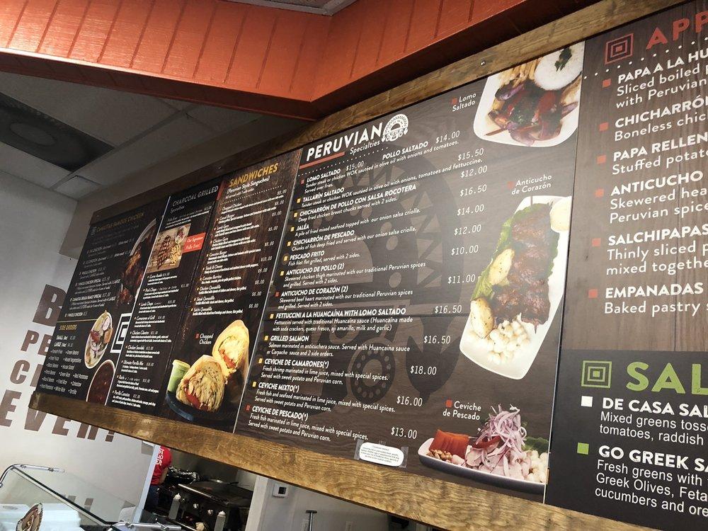 Menu at Canastas Chicken restaurant, Montrose