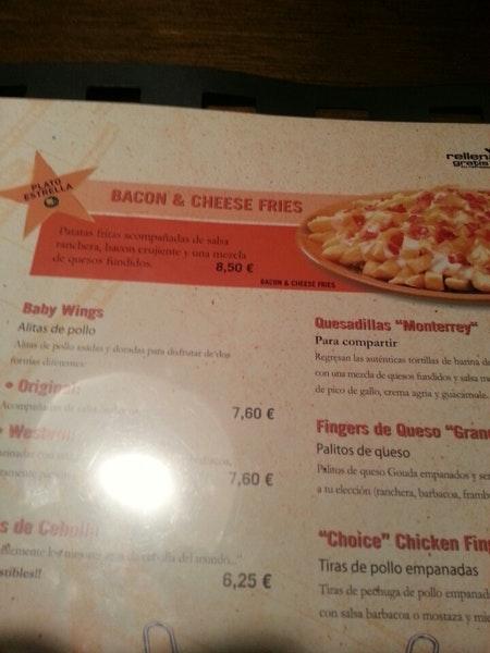 Carta del restaurante Foster's Hollywood, Getafe, Nassica Centro ...