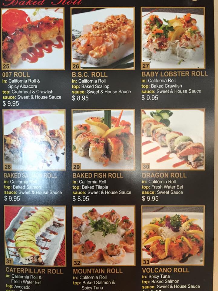 Menu at Daru Sushi restaurant, Bellflower