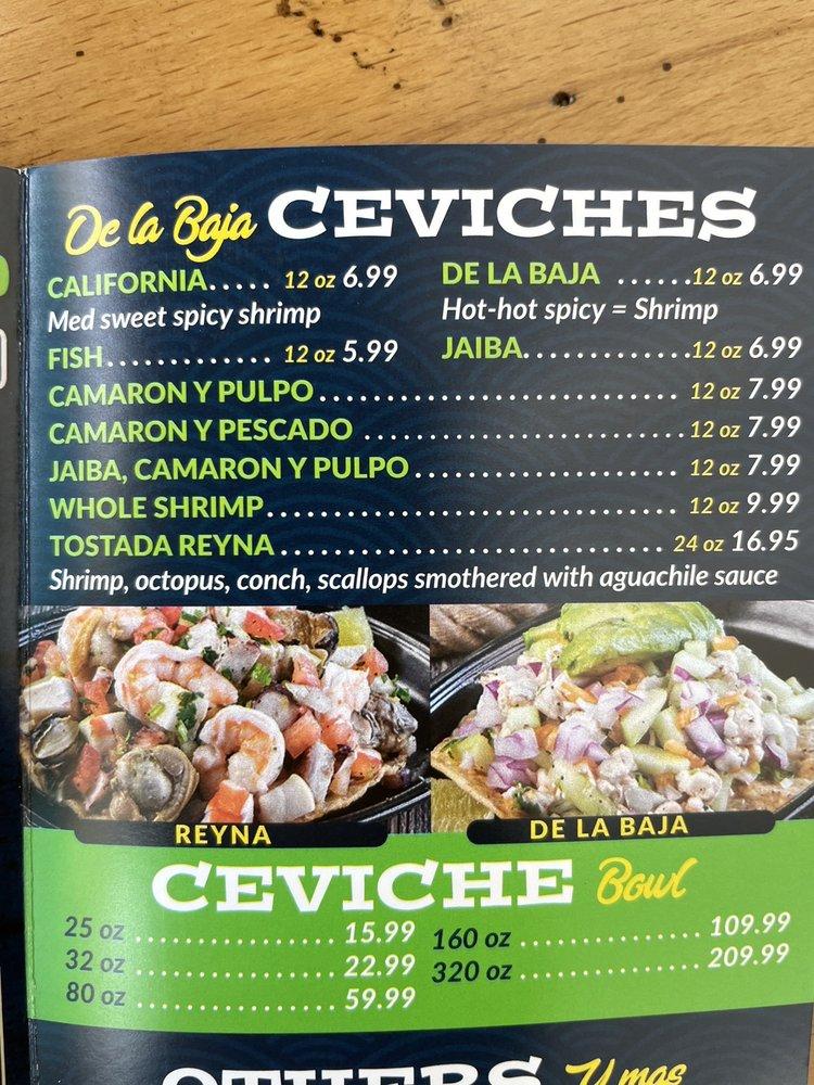 Carta del pub y bar Miches De La Baja, Riverside