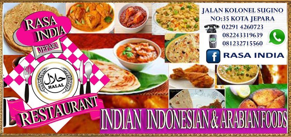 Menu at RASA INDIA restaurant, Jepara