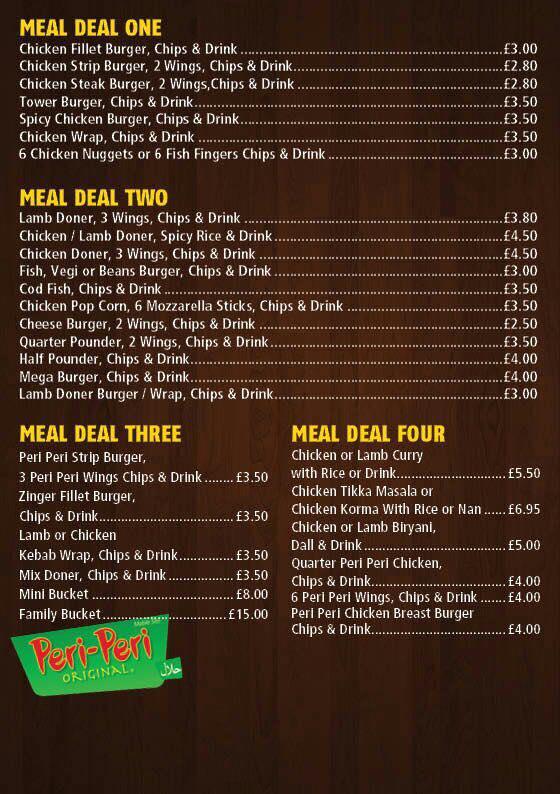 Menu at Green Pepper Stepney Green restaurant, London