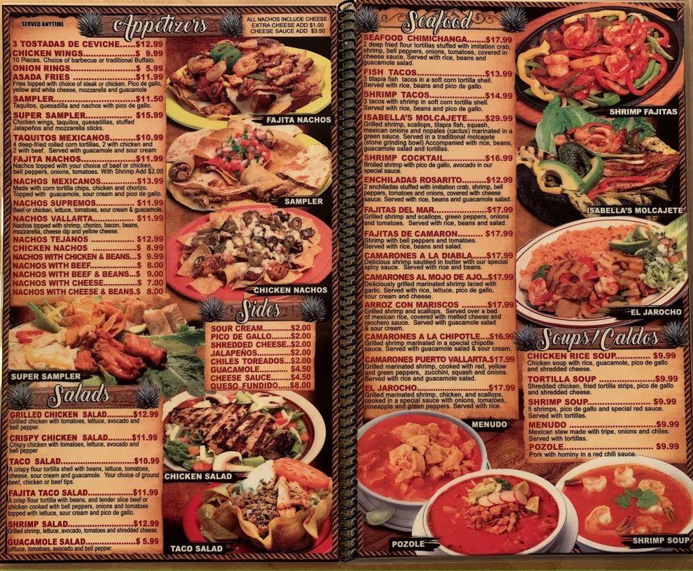 Menu at Los Corrales pub & bar, Wisconsin Dells